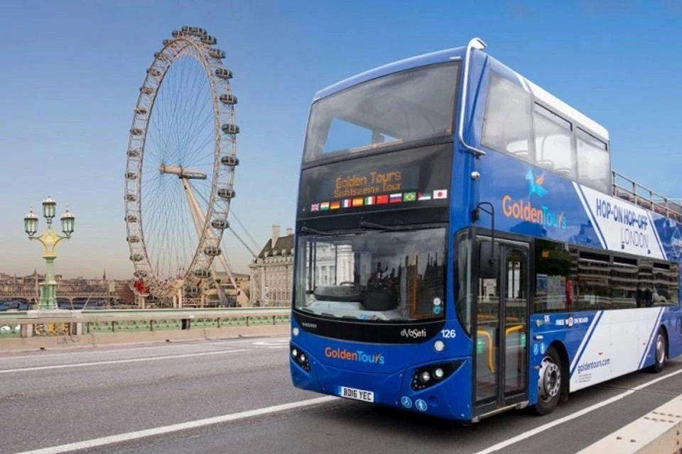 Golden Tours: Open-Top London Bus Tour with Live Guide