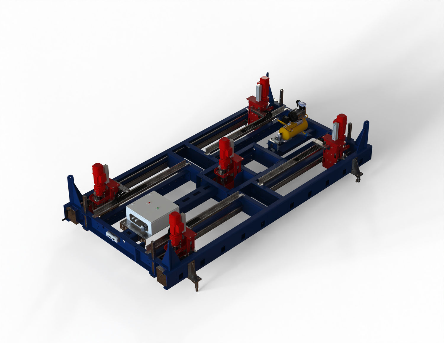 DDF Spindle frame for track slabs