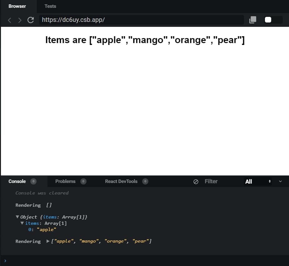 Understanding React Setstate Devtools Tech