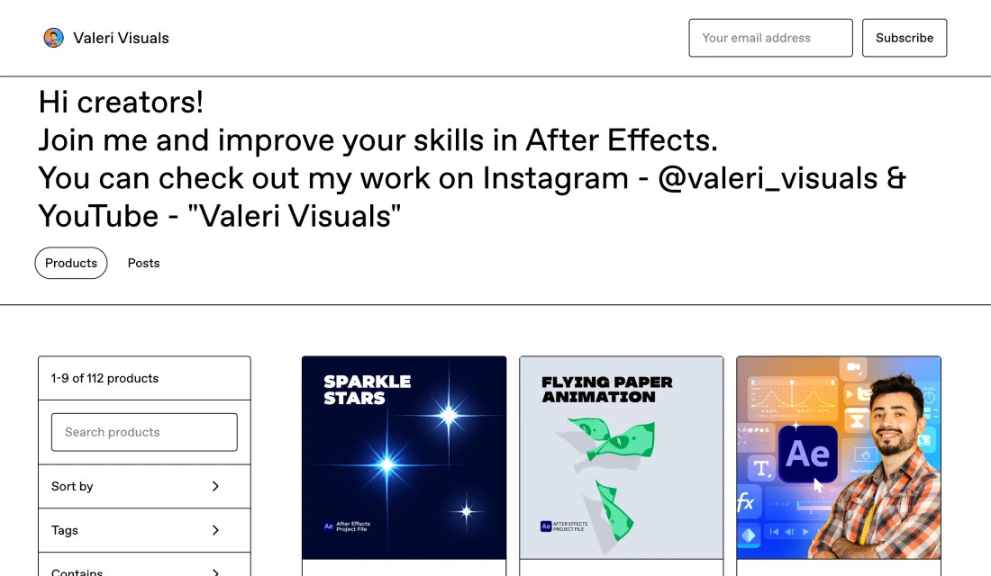 Valeri Visuals Store | Dezi Gallery