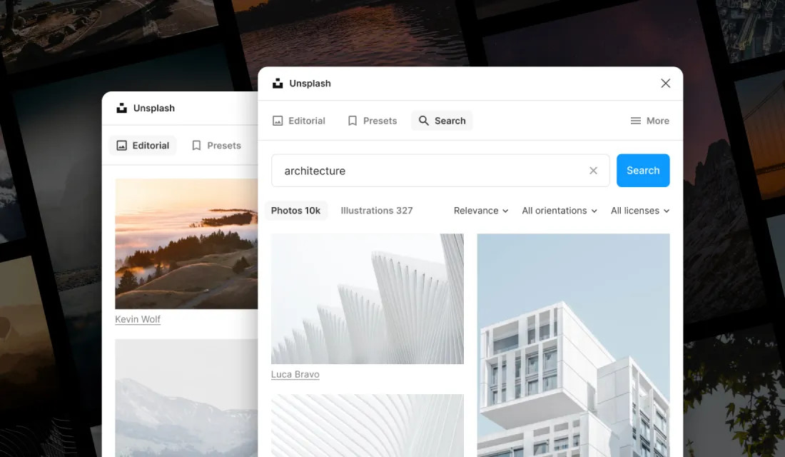 Unsplash Plugin | Dezi Gallery