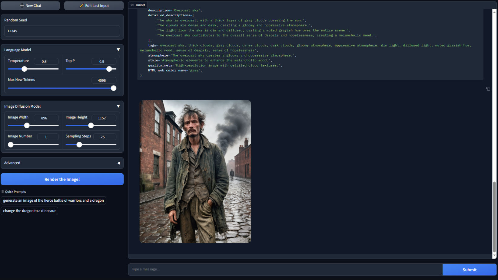Omost: LLM-Powered Image Composition with Stable Diffusion