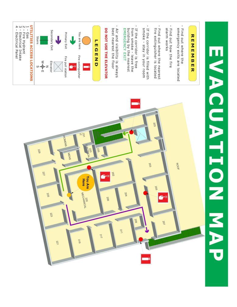Sample Fire Safety Evacuation Plans