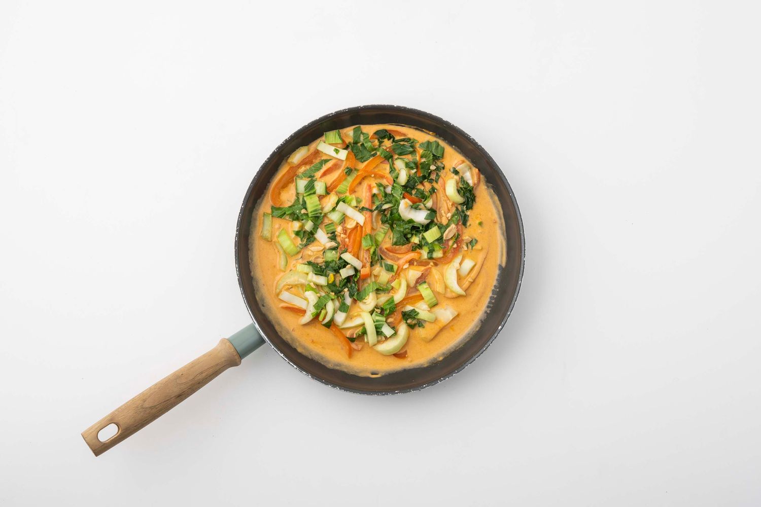 Peanut & Ginger Sweet Potato Curry with Pak Choy and Brown Basmati Rice ...