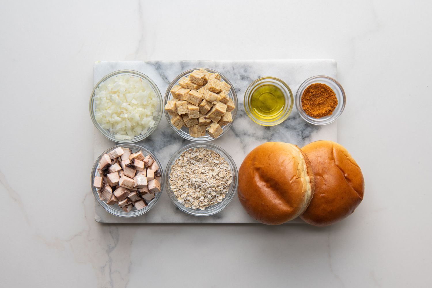 Smoky Mushroom and Tempeh Veggie Burgers | The Doctor's Kitchen