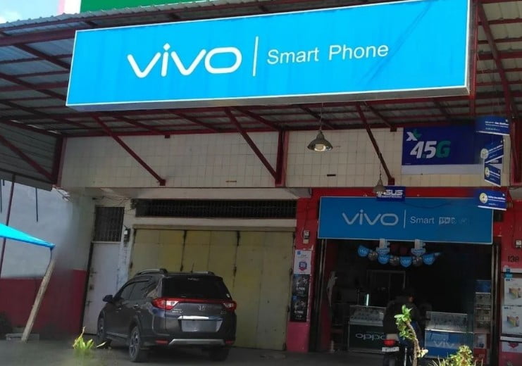 Neon Box Vivo: Contoh Neon Box Branding Untuk Merk Smartphone