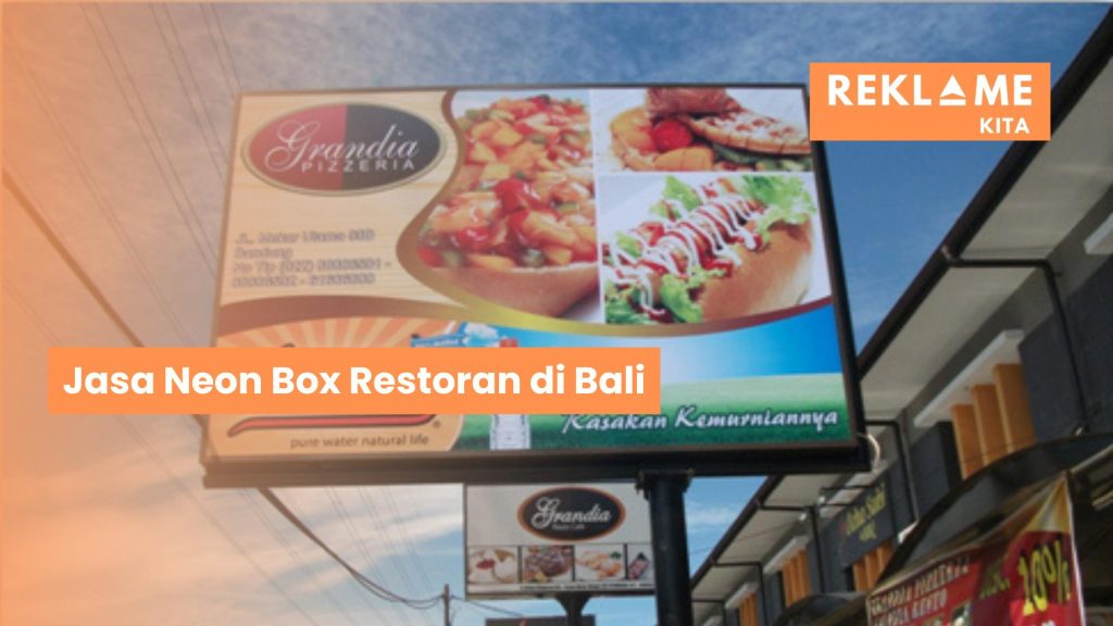 Jasa Neon Box Restoran di Bali - ReklameKita