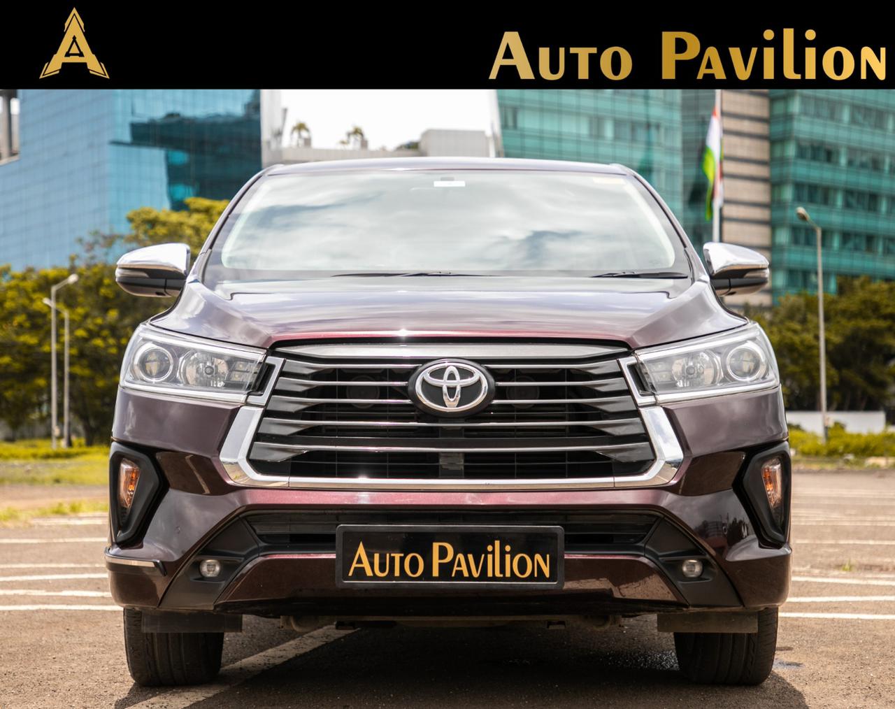 Toyota Innova Crysta 2.4 ZX AT 7 STR Garnet Red – Auto Pavilion