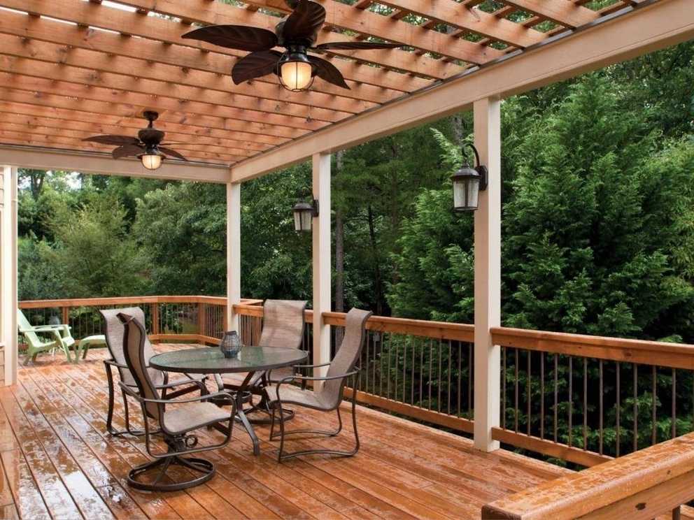 Showing Photos of Outdoor Ceiling Fan Under Deck (View 2 of 20 Photos)