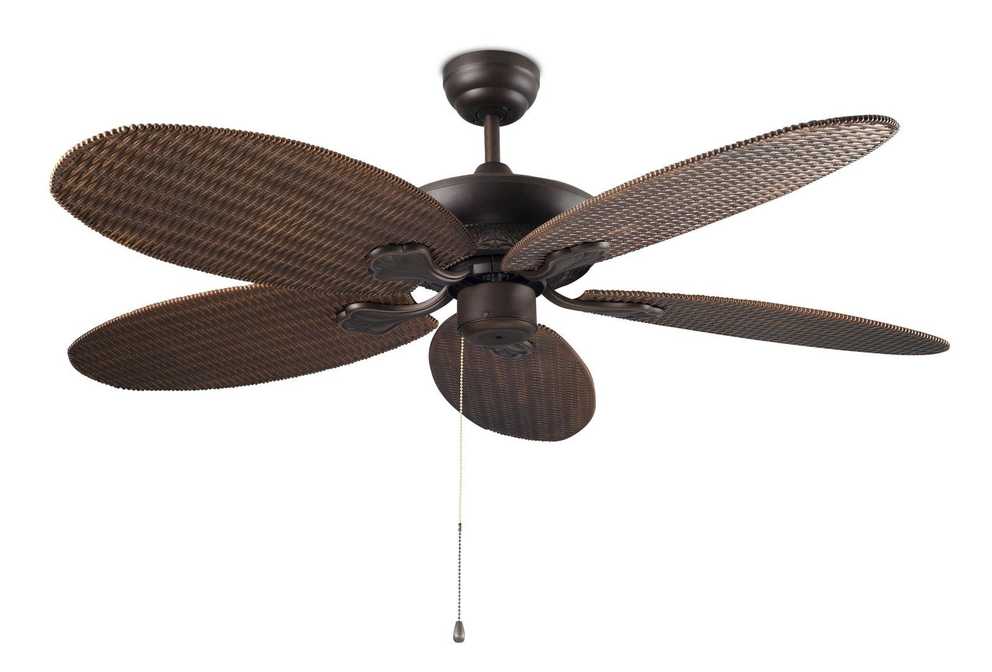20 Photos Wicker Outdoor Ceiling Fans with Lights