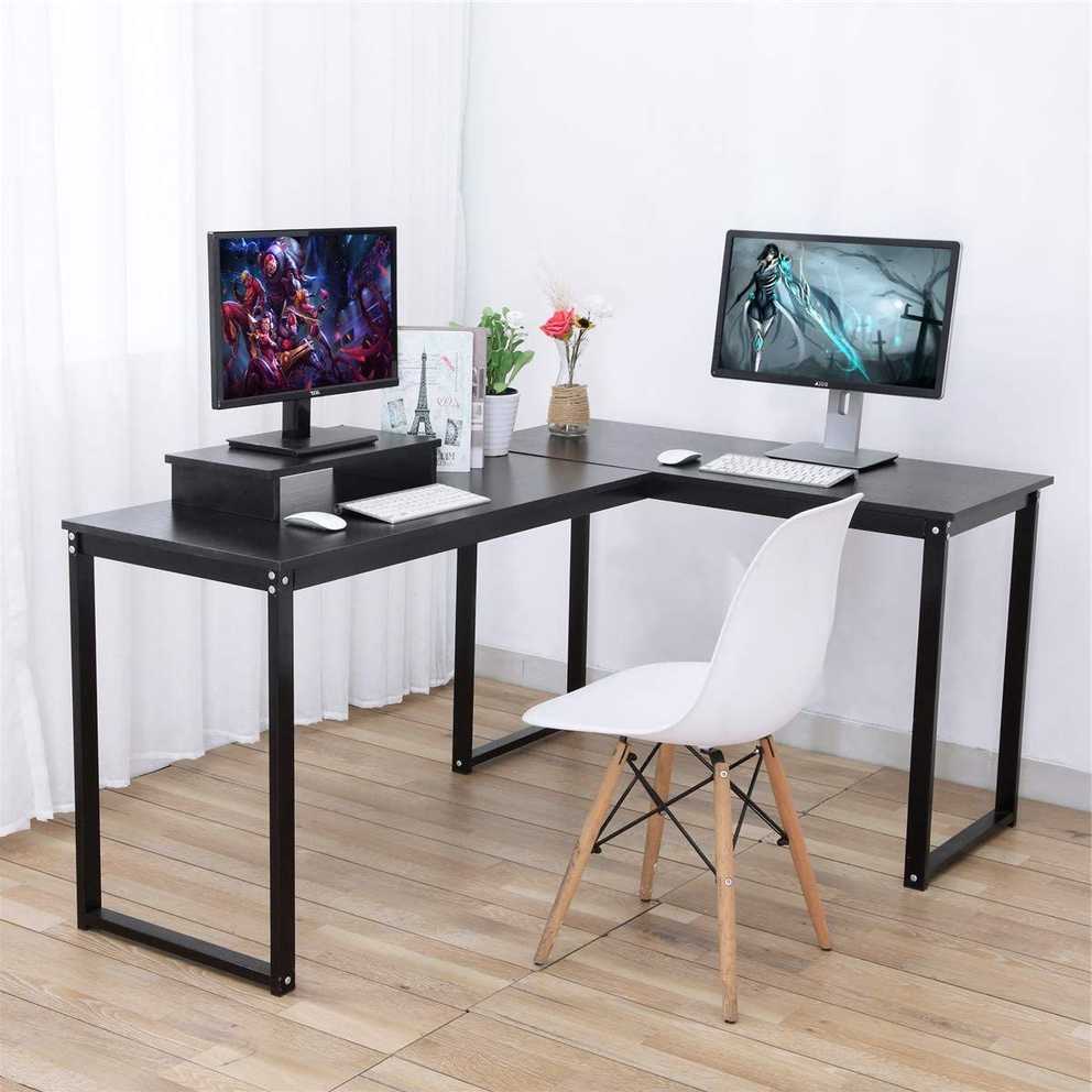 Displaying Photos of Black Wood And Metal Office Desks (View 15 of 15 ...