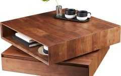 Try Ideas On Spin Rotating Coffee Table