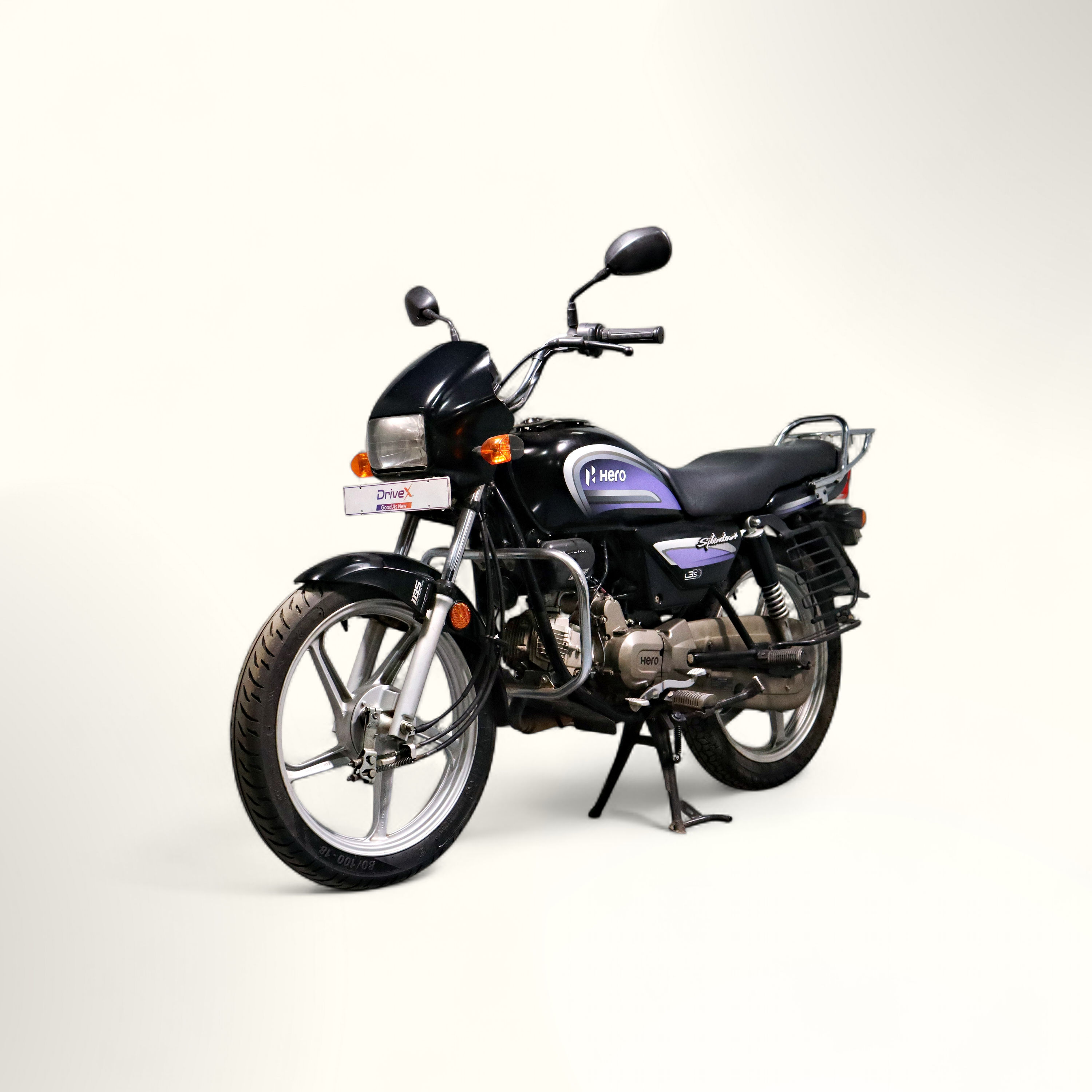 Hero Splendor Plus 100 Self Alloy I3S, 25,825 Kms - Pre-Owned Two ...