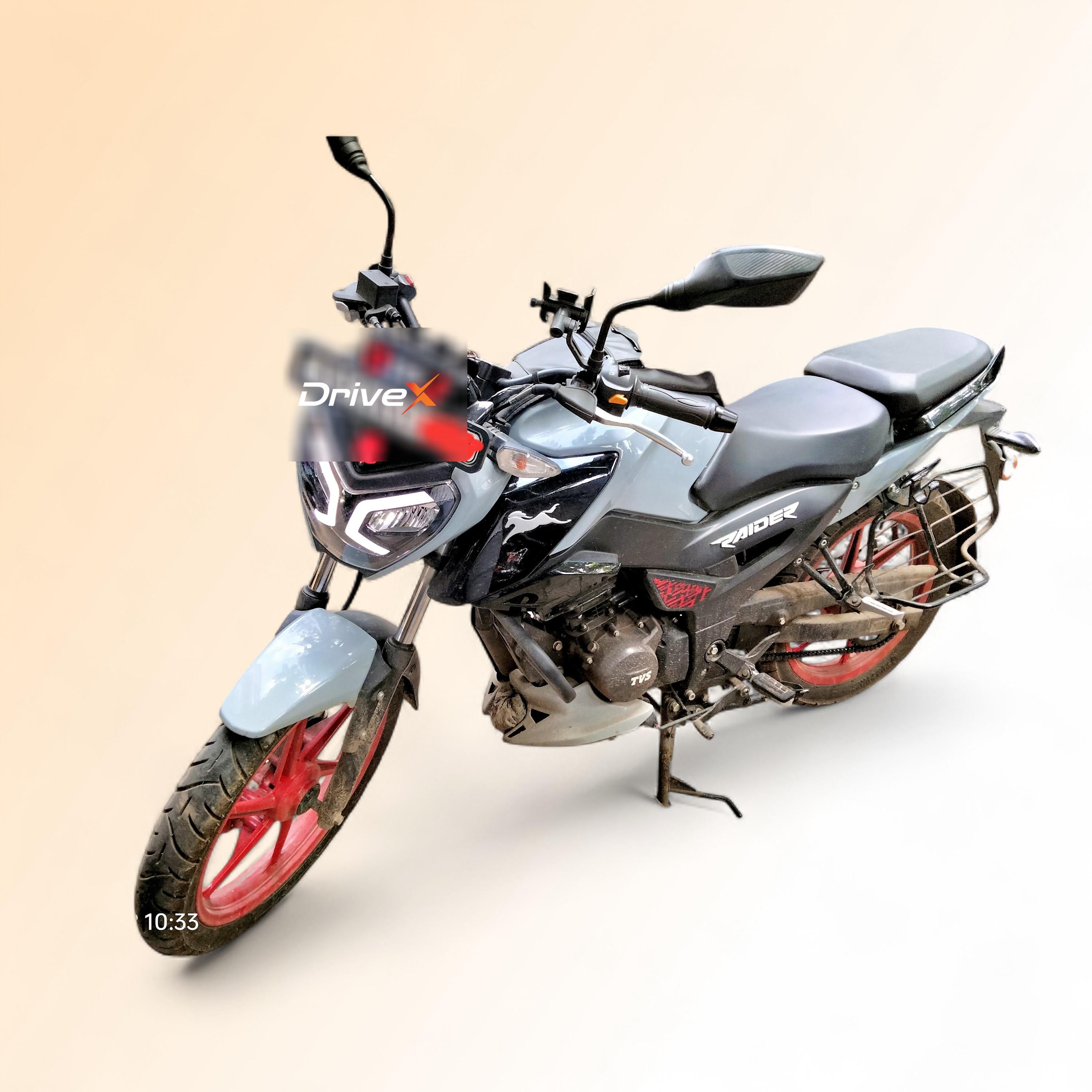 TVS Raider 125 Disc, 3,500 Kms - Pre-Owned Two Wheeler at DriveX