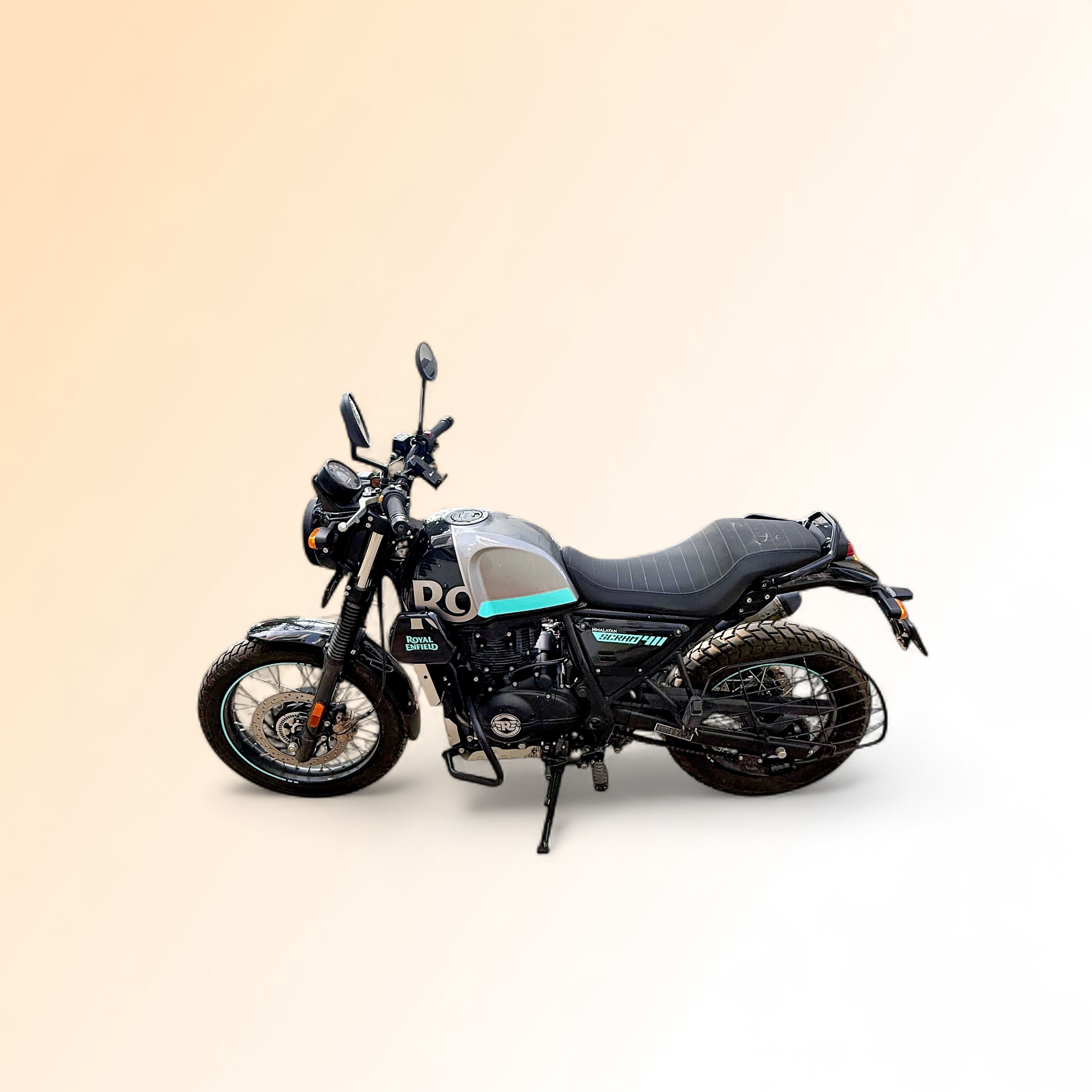 Used Royal Enfield Scram 411 Blazing Black 2024 in Bangalore | DriveX ...