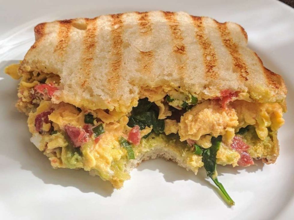 Delicious Egg Panini Sandwich - Abdullah Yahya