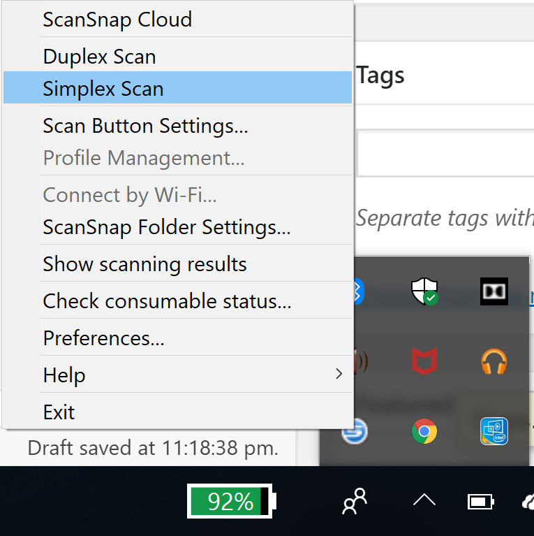 ScanSnap iX500 - Orange Light Error & Basic Use Instructions - Abdullah ...