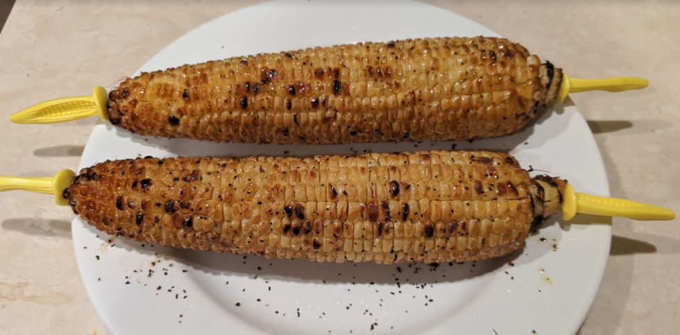 Grilled Corn Using Ninja Foodi Grill - Abdullah Yahya
