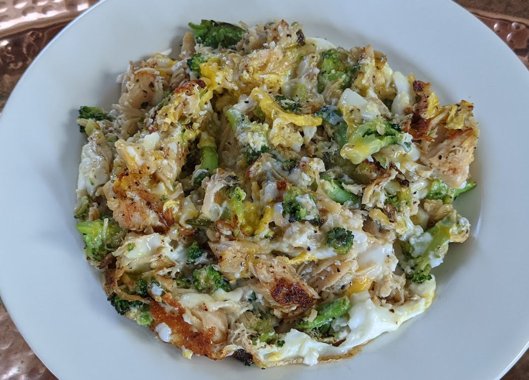 Broccoli, Chicken n Egg Scramble - Abdullah Yahya