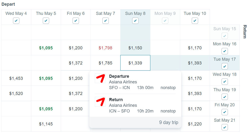 Easily Find Cheap Flights Using Price Grids - Abdullah Yahya