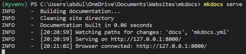 Create A Documentation Website Using Mkdocs On Github And Netlify Abdullah Yahya