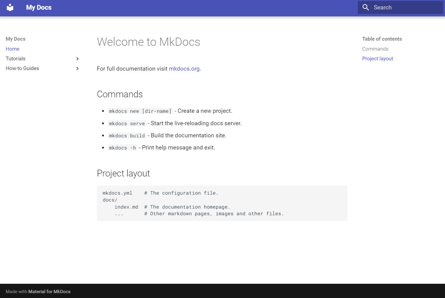 Create A Documentation Website Using Mkdocs On Github And Netlify Abdullah Yahya