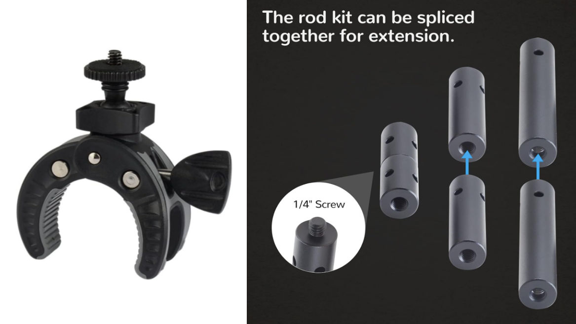 Various Action Camera Mounts & Accessories - Abdullah Yahya