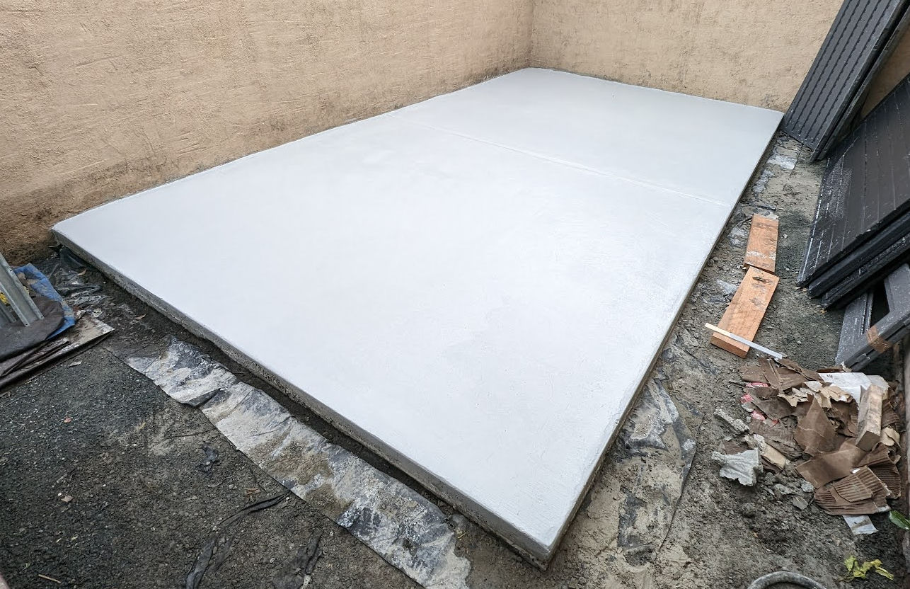 How to Create a Concrete Slab / Patio - Abdullah Yahya