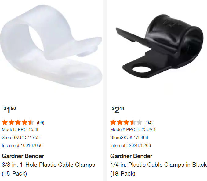 Securely Fasten Multiple Cables to Interior and Exterior Walls ...