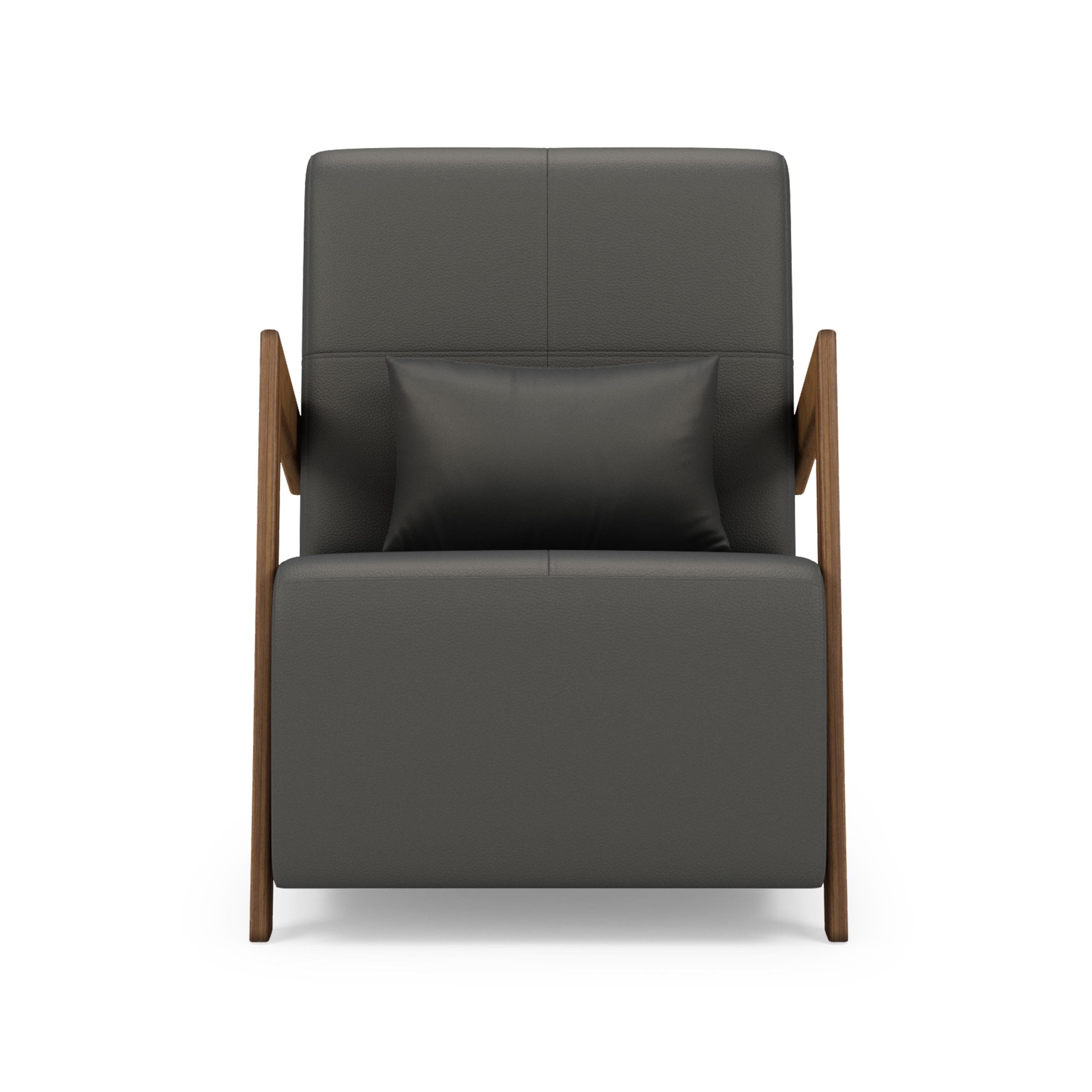 Buy Rachel Slate Grey Fabric Lounge Chair Online at Durian