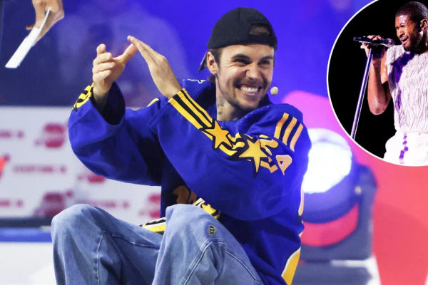 The Dynamic Duo: Justin Bieber's Tribute to Usher's Super Bowl Halftime ...