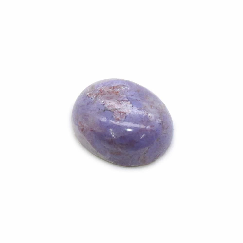 Natural & Certified Purple Jade Oval Cabochon Gemstone | My Earth Stone