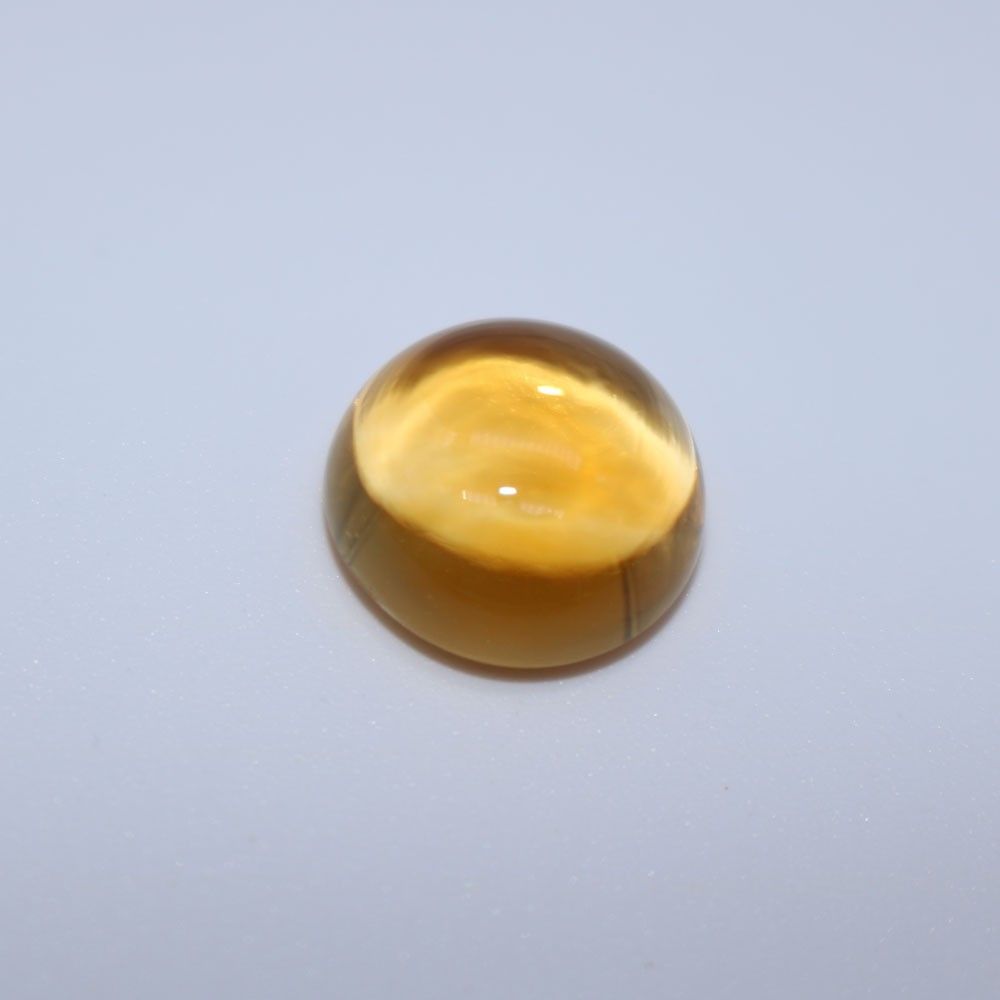 Natural Citrine Round Cabochon | Calibrated Semiprecious Gemstone | My ...