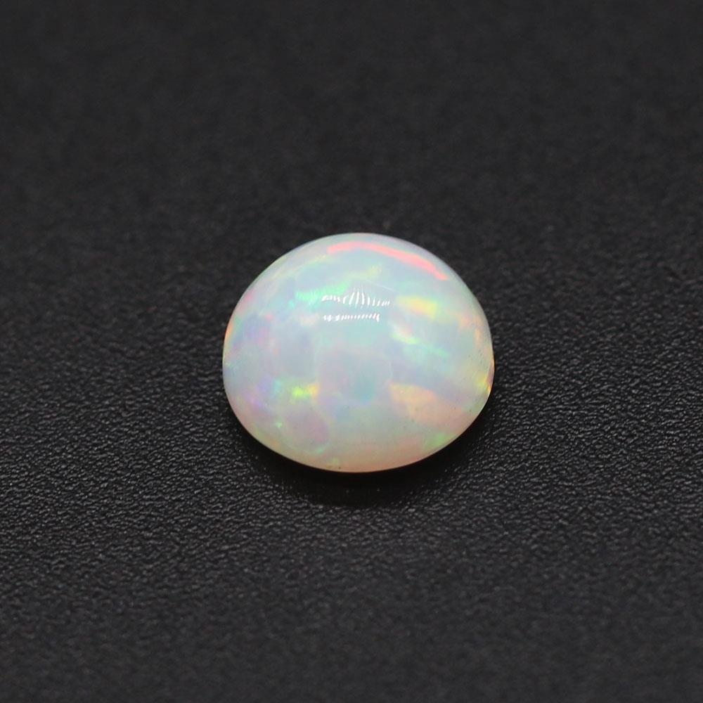 Ethiopian Opal Round Cabochon | Fire Color Gemstone | My Earth Stone