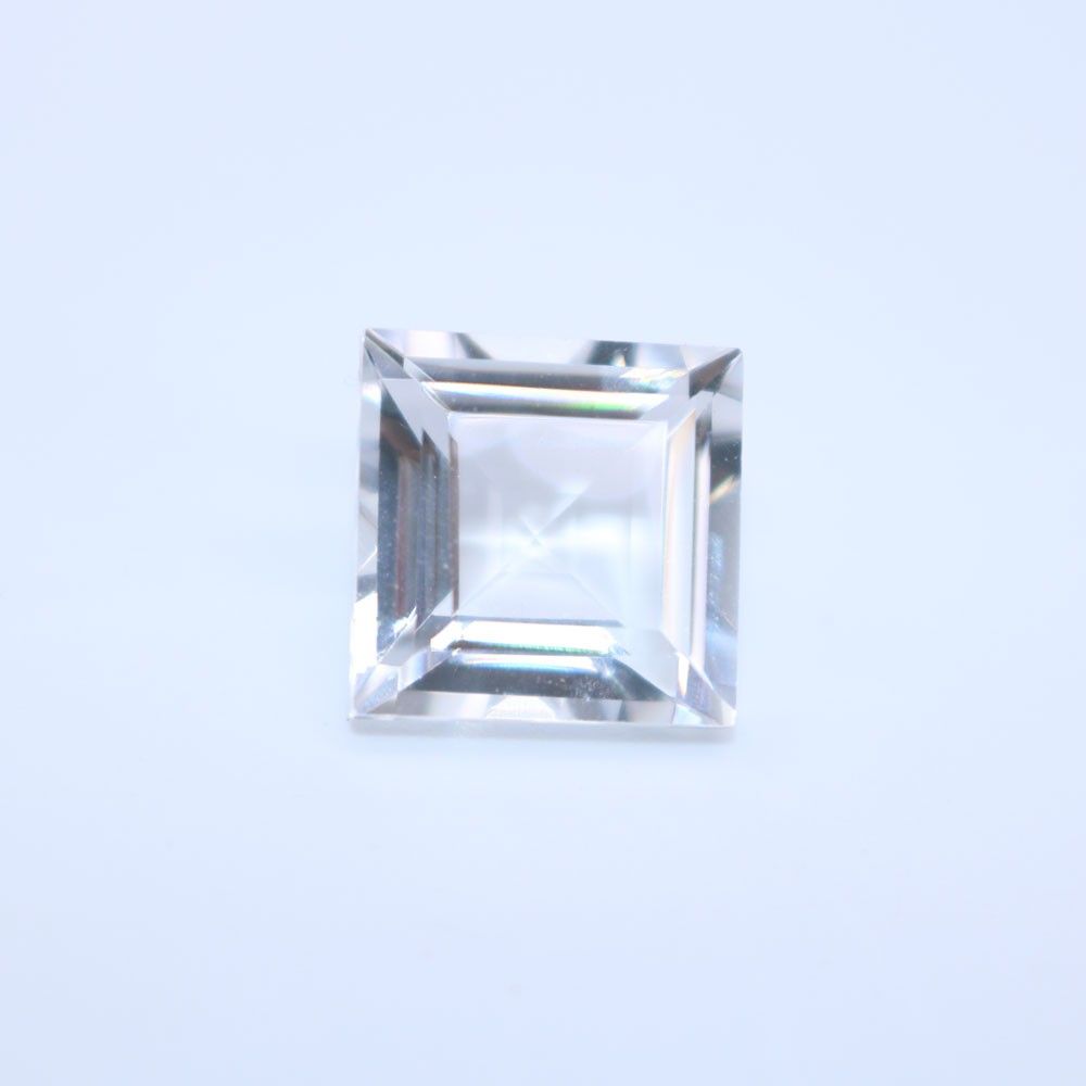 Buy Crystal / White Quartz Square Faceted Gemstone | My Earth Stone