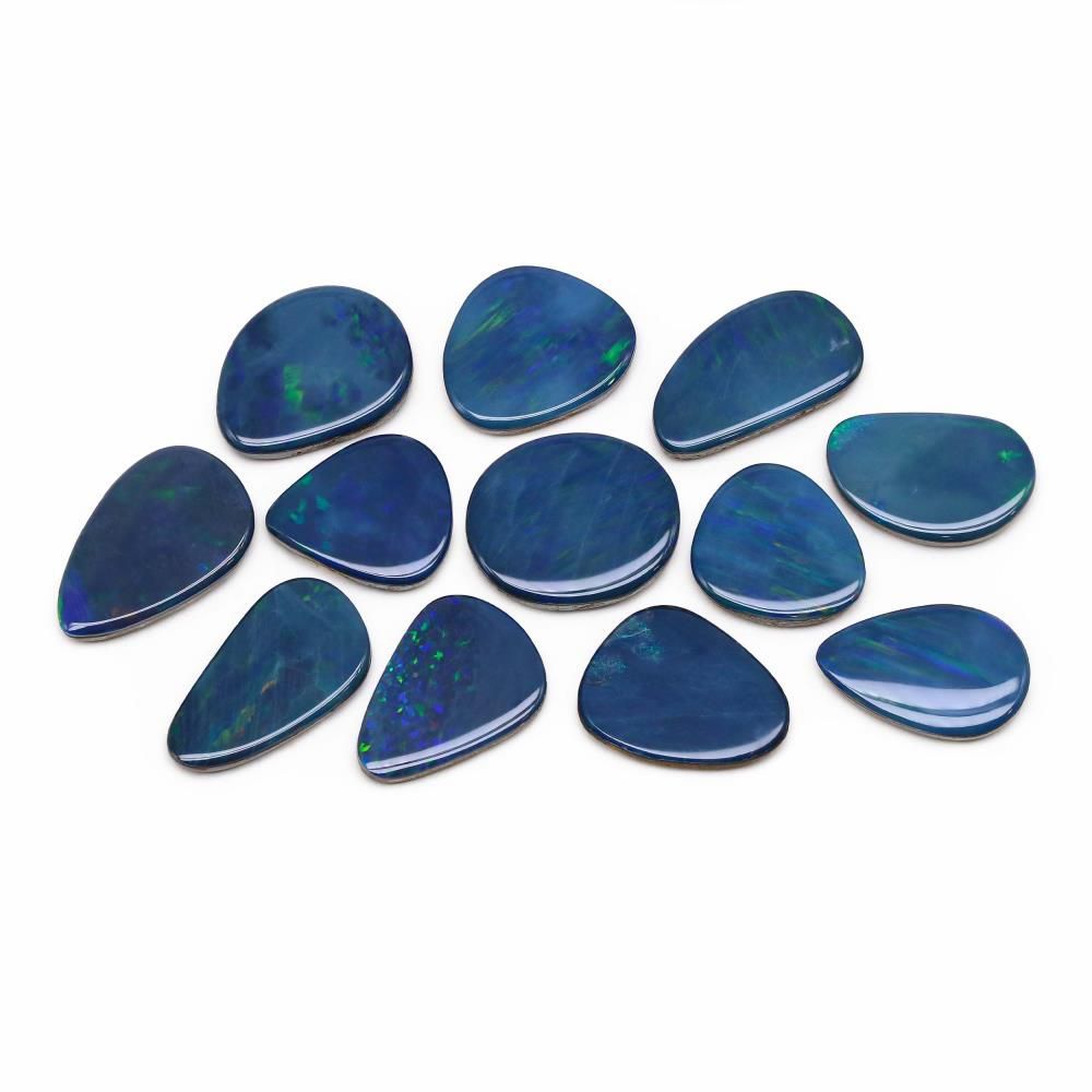 Australian Opal / Rainbow Boulder Opal Doublet Mix Slices | My Earth Stone