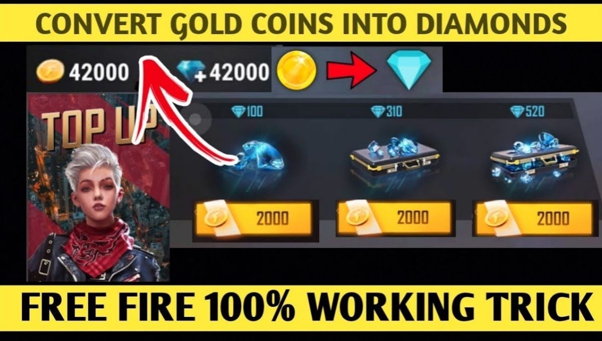 Free Fire Gold को Diamond में बदलने का सच जानें!