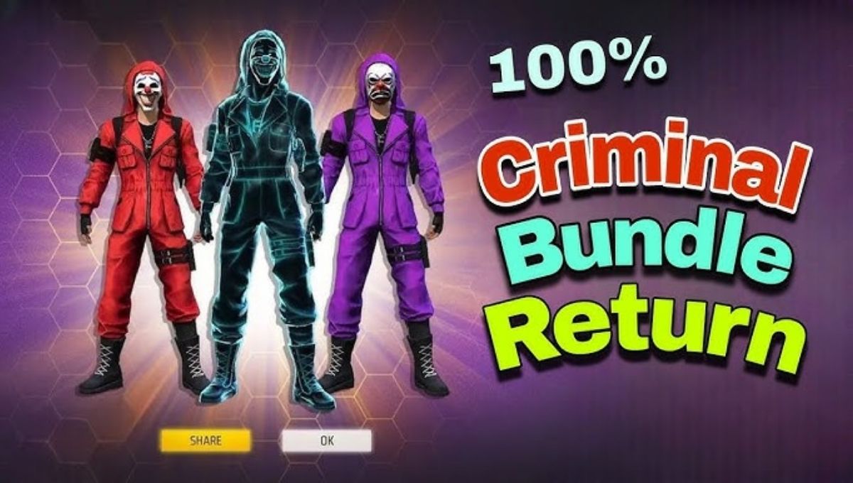2025 Ghost Criminal Bundle returns to Free Fire