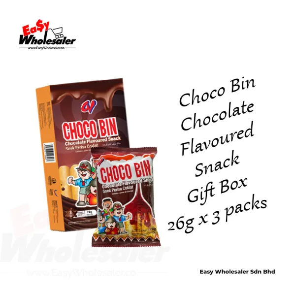 CV Choco Bin Chocolate Flavoured Snack Gift Box
