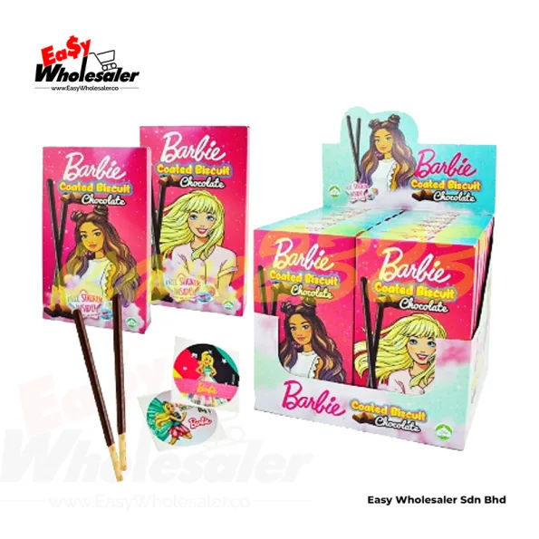Barbie Coated Biscuits Chocolate 32g