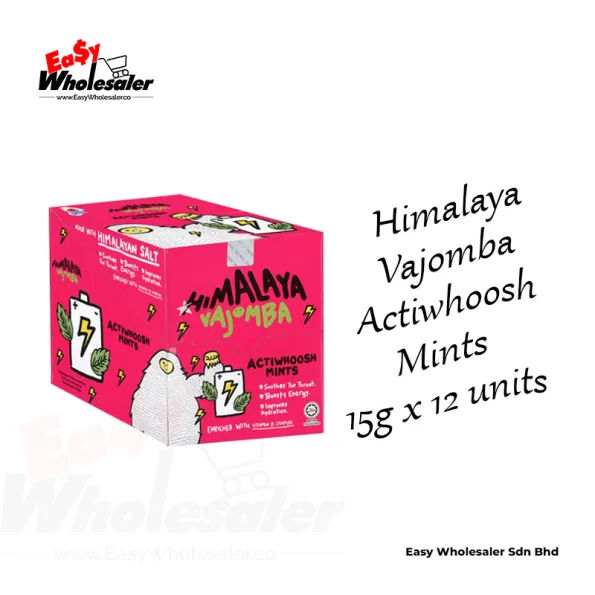 Himalaya Vajomba Actiwhoosh Mints 15g - Easy Wholesaler Sdn Bhd