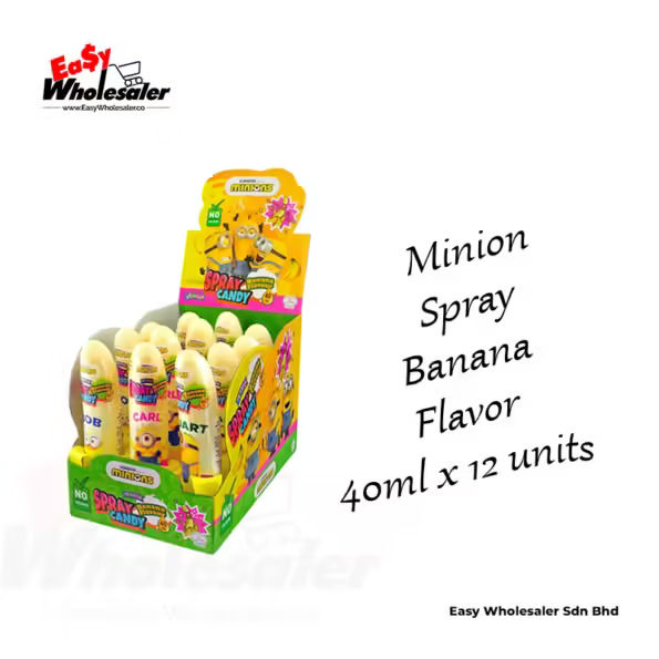 Minion Spray Banana Flavor 40ml - Easy Wholesaler Sdn Bhd