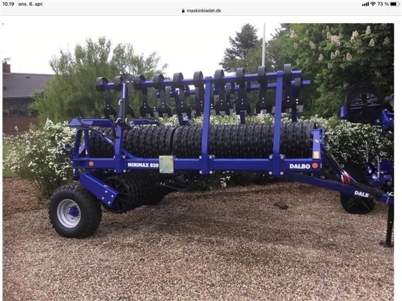 E-FARM: DAL-BO minimax 830 med 55 cm ringe og hydraulisk lamelpla ...