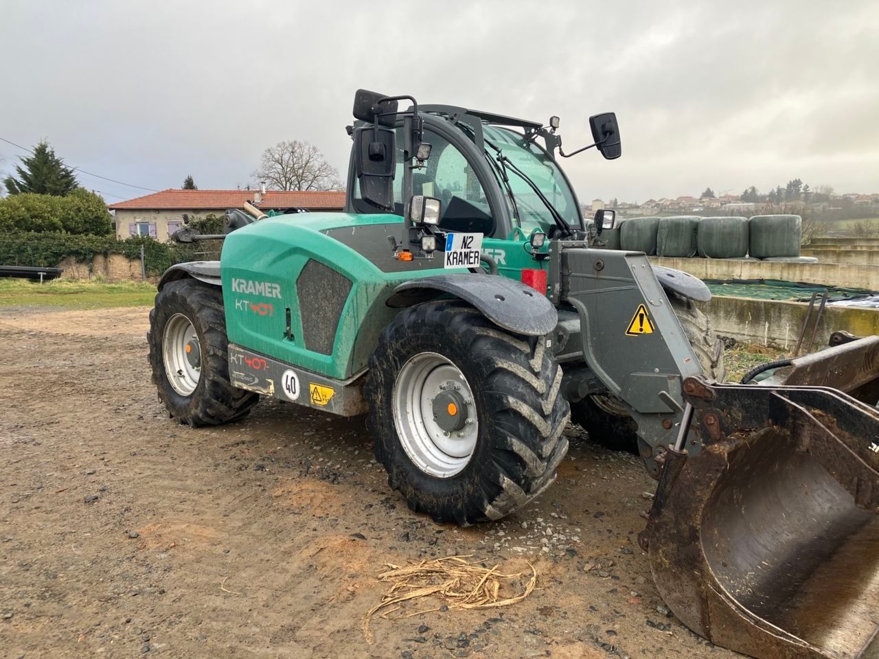E-FARM: KRAMER kt407 - Teleskopický nakladač - id RHFXAPN - 82 000 ...