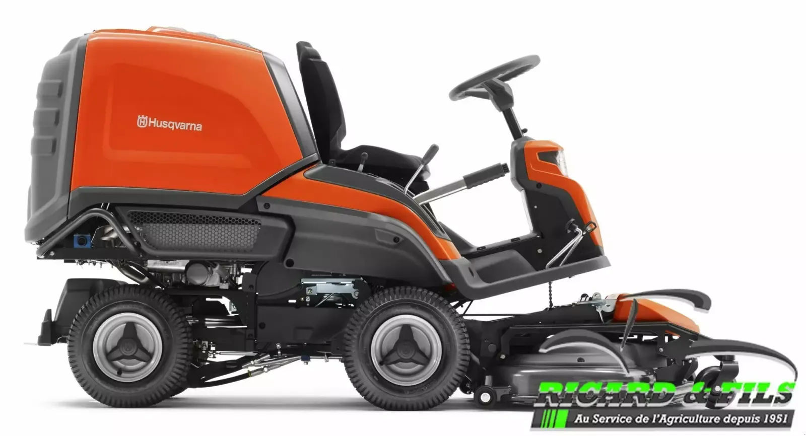 E-FARM: Husqvarna tondeuse autoportée rc318t husqvarna - Rasenmäher ...