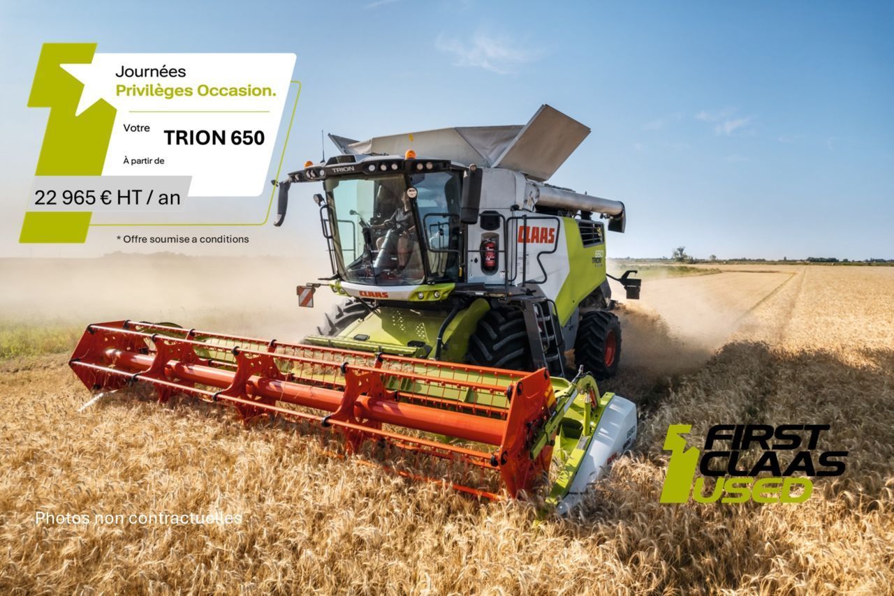 E-FARM: Claas Trion 650 - Kombajn - id FAHQIY3 - 22 965 € - Rok výroby ...