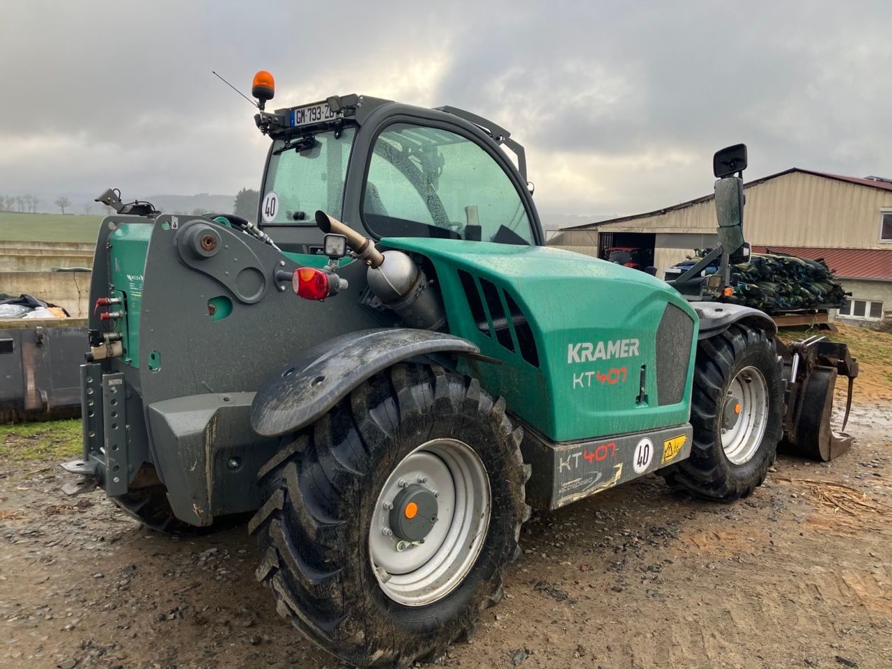 E-FARM: KRAMER kt407 - Teleskopický nakladač - id RHFXAPN - 82 000 ...