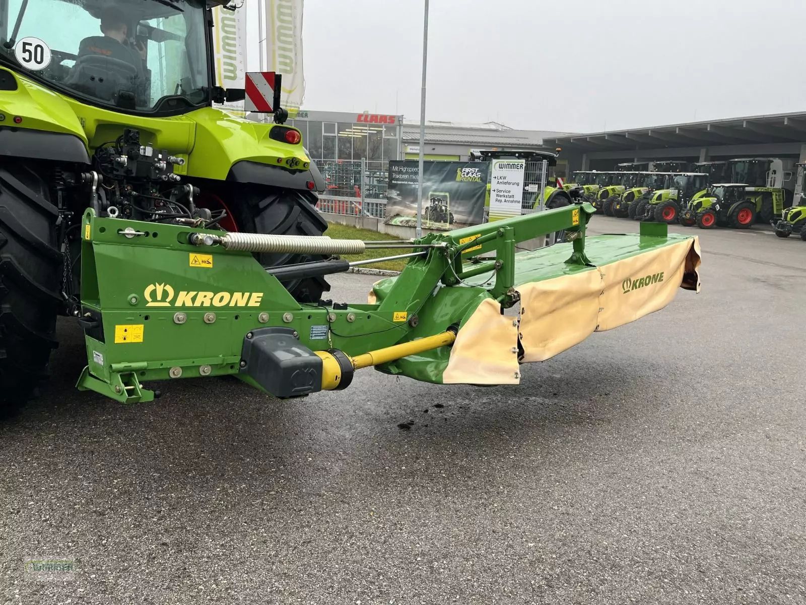 E-FARM: Krone easy cut r 360 - gebrauchtes heckmähwerk 3,6m - Faucheuse ...