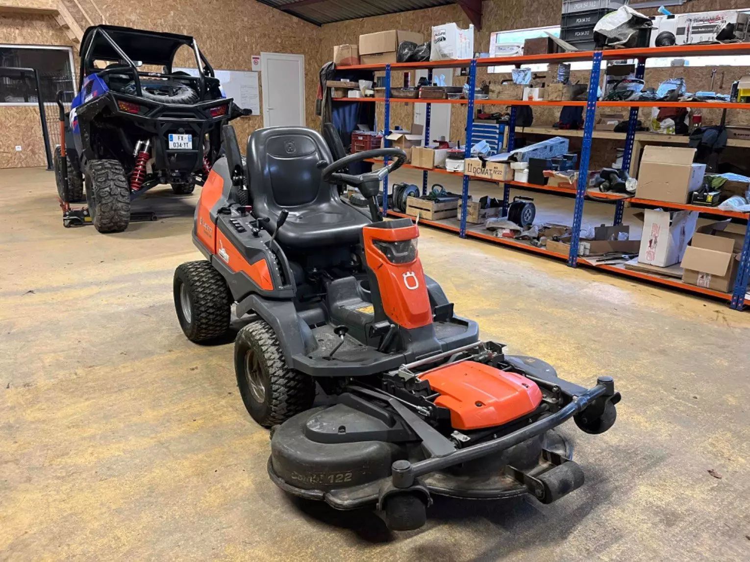 E-FARM: Husqvarna tondeuse autoportée r420tsawd husqvarna - Lawn mower ...