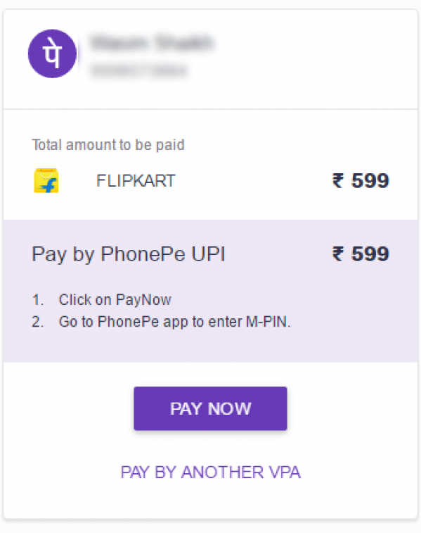 How to pay using PhonePe UPI